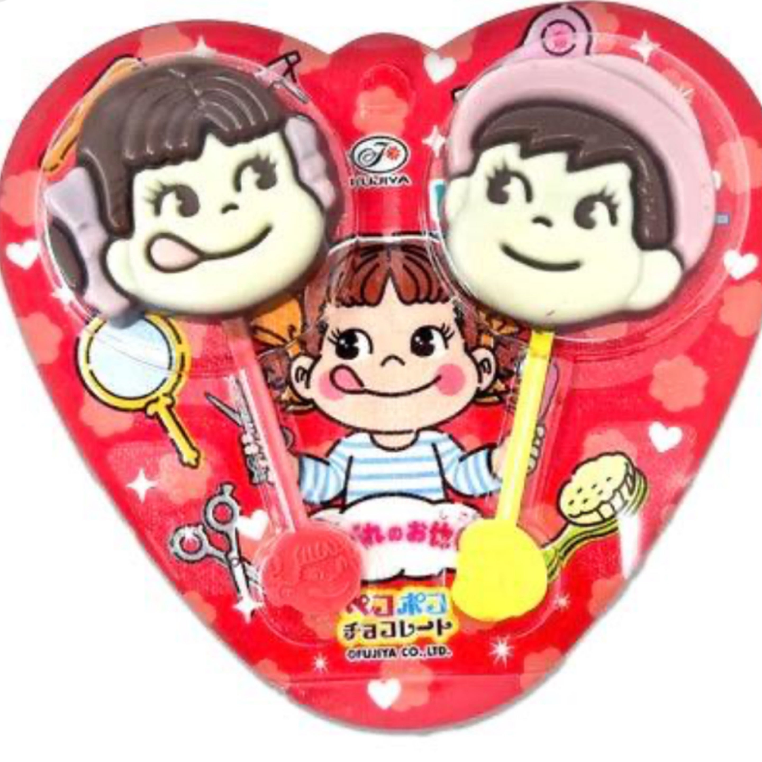 Fujiya Peko Poko Chocolate Lollipop | Kuidaore